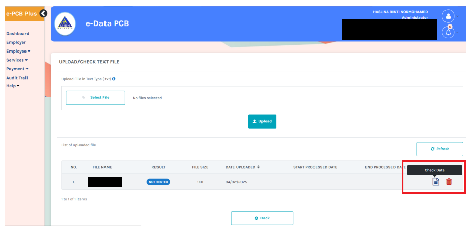 How to Upload TXT File and Make Payment on e-PCB Plus System